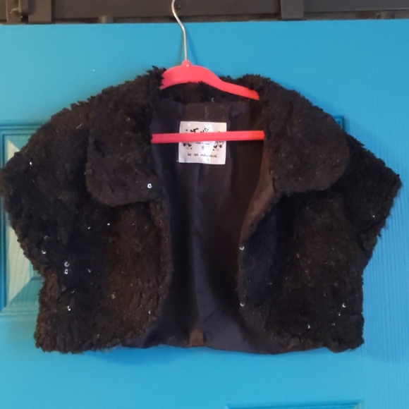 Justice | Jackets & Coats | Sparkly Furry Shrug | Poshmark